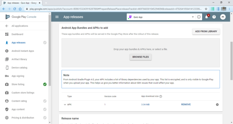 Generate a Signed APK for Google Play Store | TutorialsEU