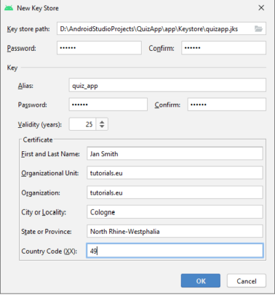 Generate a Signed APK for Google Play Store | TutorialsEU