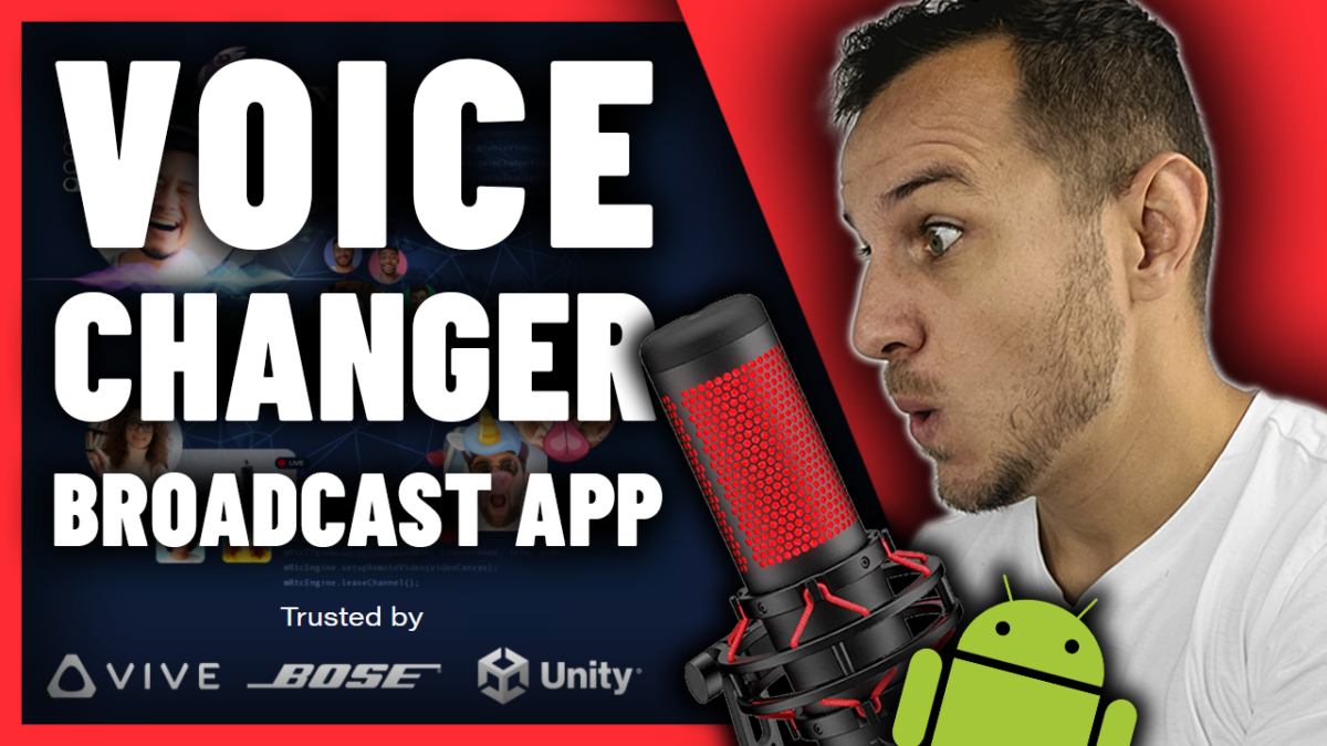 FREE Voice Changer Broadcasting APP using the AgoraIO SDK | TutorialsEU
