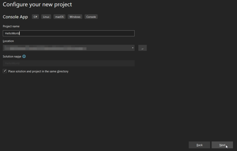 Hello World in C# .Net 7 in Windows, Mac, and Linux | TutorialsEU